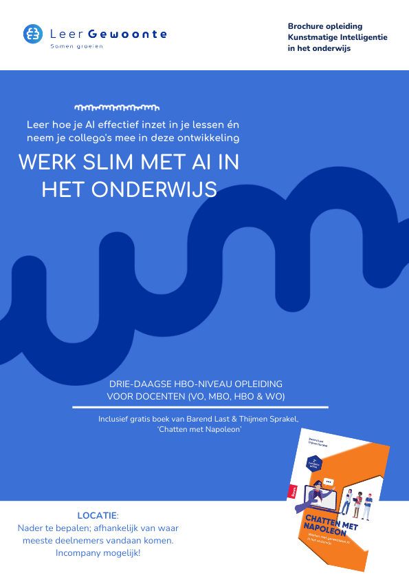 3-daagse opleiding - AI in het onderwijs